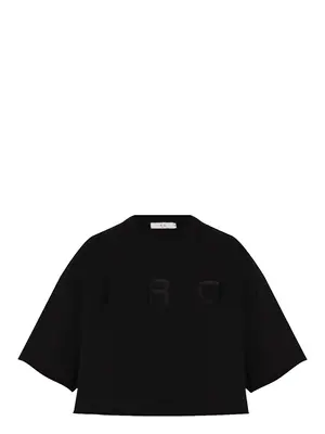 IRO PARIS Linda Logo-print T-shirt - Black