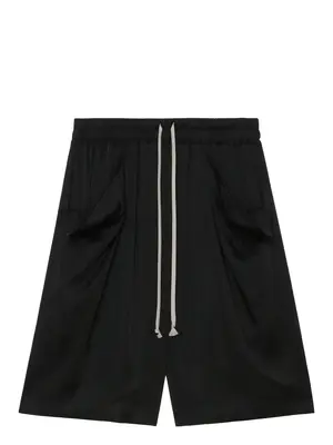 RICK OWENS Rick Owens Wide-Leg Knee-Length Shorts