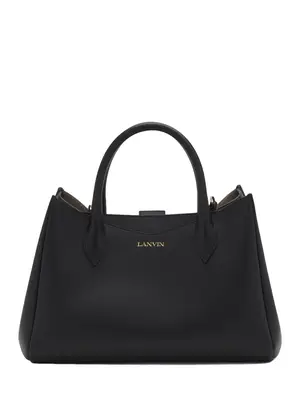 LANVIN Logo-stamp Tote Bag - Black