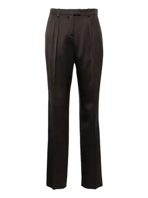 TOM FORD Pleated Trousers - Brown