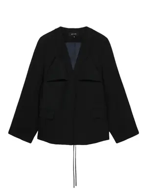 BOTTER Cut-out Detailed Blazer - Black