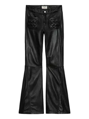 ZADIG&VOLTAIRE Ecume Lambskin Trousers