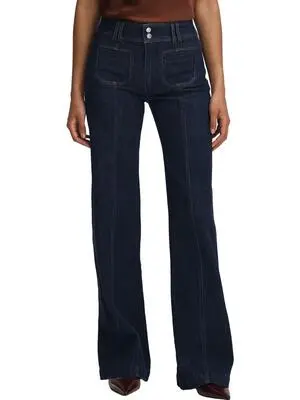 Paige Leenah Wide Leg Jeans - Catania Blue