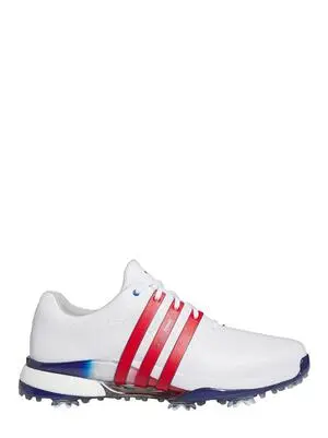 Adidas Tour360 24 Golf Shoes - Cloud White/better Scarelet Red/royal Blue