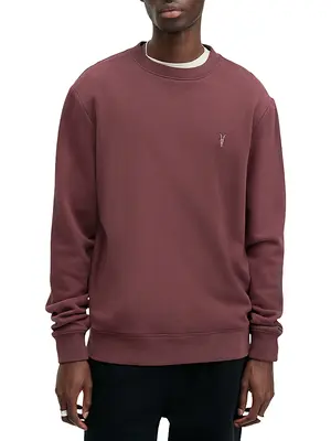 ALLSAINTS Raven Regular Fit Sweatshirt Moretti Red
