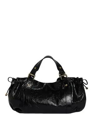 Gerard Darel 24h Leather Handbag - Black