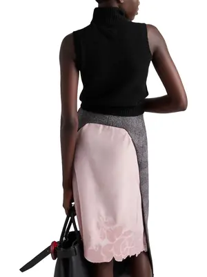 Prada Cashmere Roll-neck Vest - Black