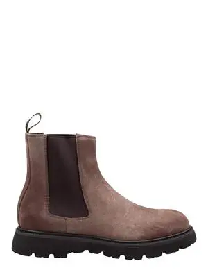 DOUCAL'S Suede Ankle Boots - Brown