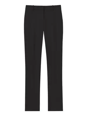 Lafayette 148 New York Wool Blend Ankle Pants - Black