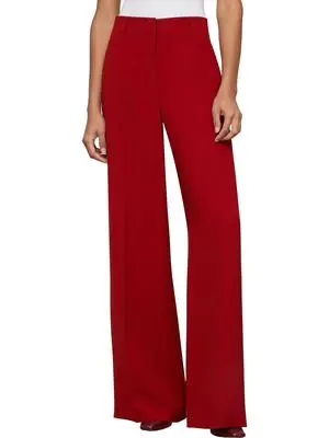 Lafayette 148 New York Crepe Wide-leg Pants - Spark