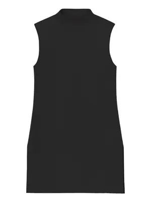 Lafayette 148 New York Petite Crepe Knit Sleeveless Tunic - Black