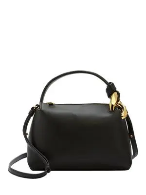 JW Anderson JW Anderson Small JWA Corner Leather Crossbody Bag Black 999