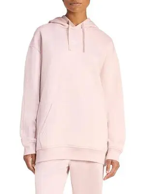 Adidas Trefoil Essentials Oversized Hoodie - Sandy Pink