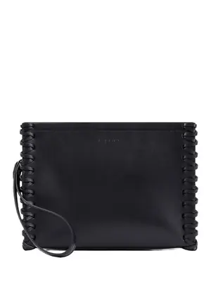 Etro Leather Clutch - Black