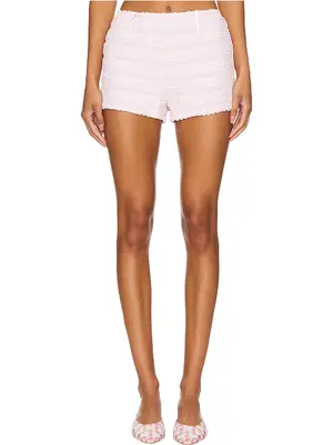 Lioness Riviera Ruffle Short - Blush
