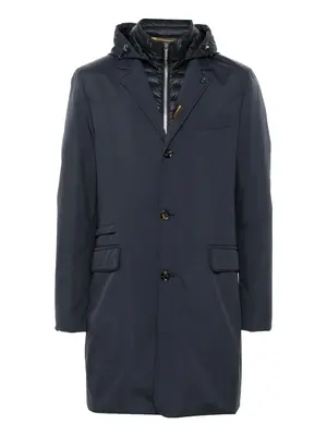 MOORER Padded Coat - Blue
