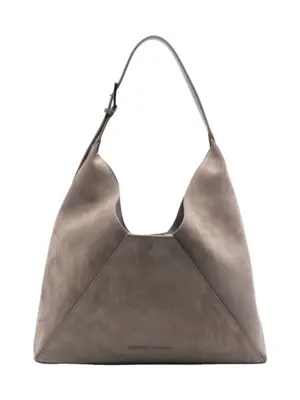 Brunello Cucinelli Suede Shoulder Bag - Brown