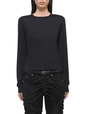 Helmut Lang Slim Long-sleeve T-shirt - Black - 001