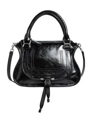 Chloé Medium Marcie Leather Satchel - 001 Black