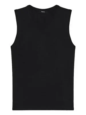 Theory Crewneck Tank Top - Black