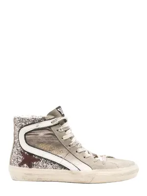 GOLDEN GOOSE Slide High-top Sneakers - Neutrals