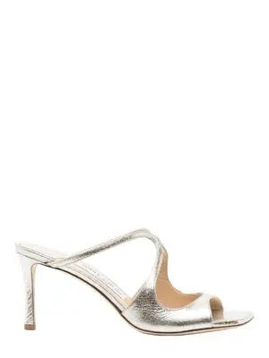 JIMMY CHOO Anise 75mm Sandals - Silver