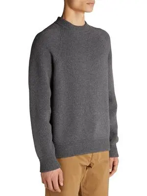 Moncler Wool And Cashmere Sweater - Black Gray