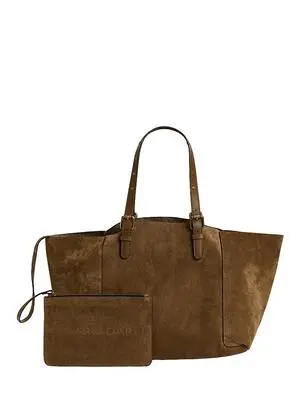 Gerard Darel Leather Shopper - Tundra