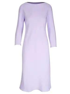 PETER COHEN Silk Midi Dress - Purple