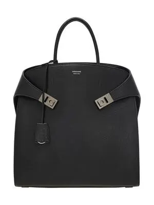 FERRAGAMO Hug Tote Bag - Black