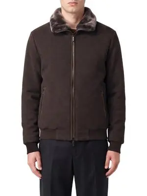 MOORER Bellati Bomber Jacket - Brown