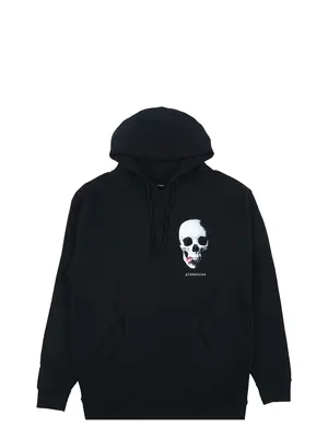 PLEASURES Make Out Graphic Hoodie - Black
