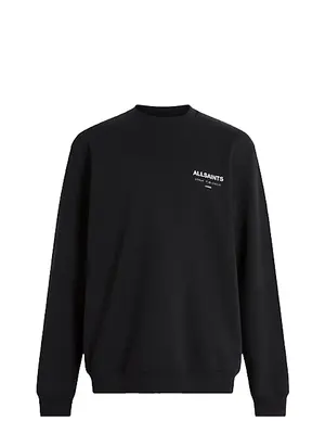 ALLSAINTS Relaxed-fit Cotton Sweatshirt - Jet Black