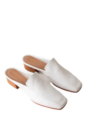 HUMA BLANCO Huma Blanco Felix Loafer Mule White