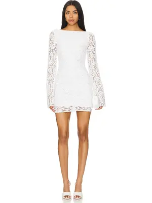LOVERS AND FRIENDS Eloise Embellished Mini Dress - White