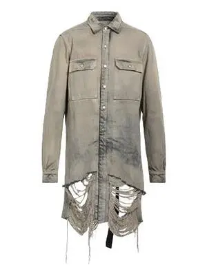 Rick Owens Denim Shirt Size Cotton - Grey