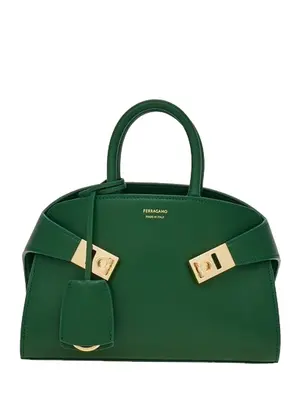 FERRAGAMO Hug Handbag XS Green
