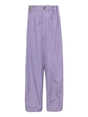 MARINA YEE Jim Striped Trousers - Blue