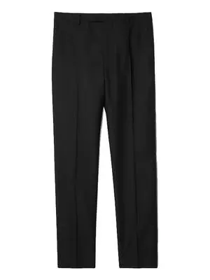 Gucci Wool Blend Twill Trousers - Black
