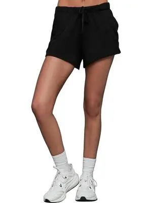 Carbon38 Poplin Lounge Short Black