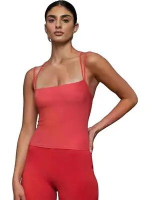 Carbon38 Strappy Tank Top - Tomato