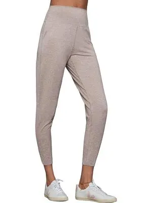 Carbon38 Jogger In Heather Melt - Oatmeal Heather