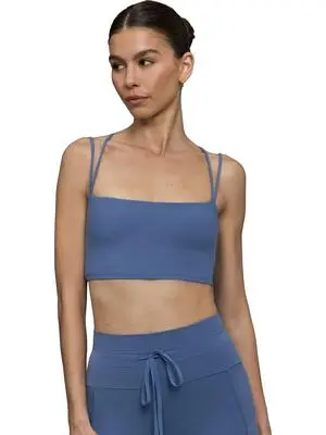 Carbon38 Strappy Bra In Melt - Blue Horizon