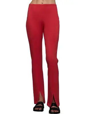 Carbon38 Split Leg Pant - Tomato