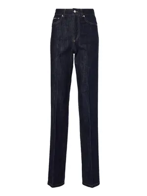 Dolce & Gabbana High-rise Straight Jeans - Blue
