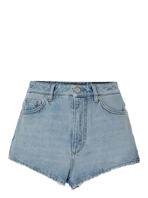 Dolce & Gabbana High-rise Denim Shorts - Blue