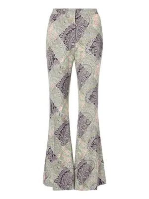 Etro Paisley Flared Trousers - Multicoloured