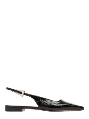 paris texas-PARIS TEXAS 10mm Bettina Leather Slingback Flats