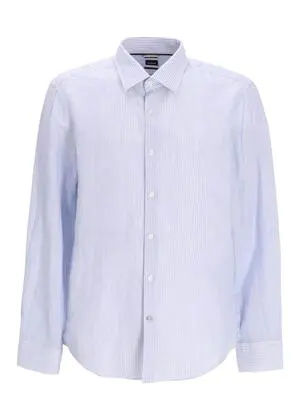 BOSS Striped Linen Shirt