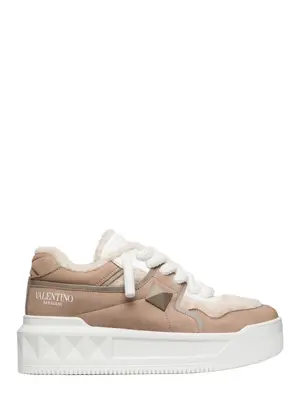 Valentino Garavani One Stud Xl Sneakers - Neutrals